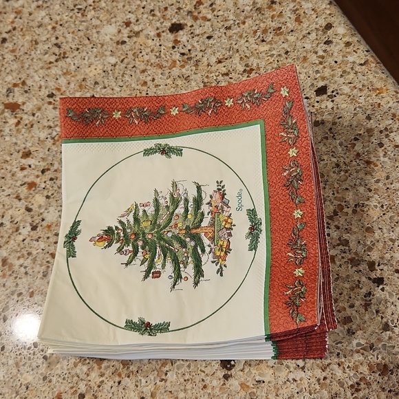 Spode | Dining | Pack Of 3 Spode Paper Napkins | Poshmark